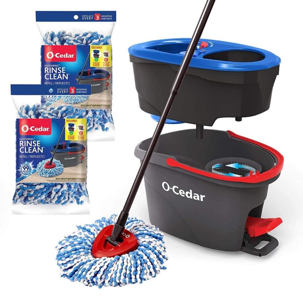 O-Cedar Mop & Soggy Dog Towel - French Bull Dog Club of America