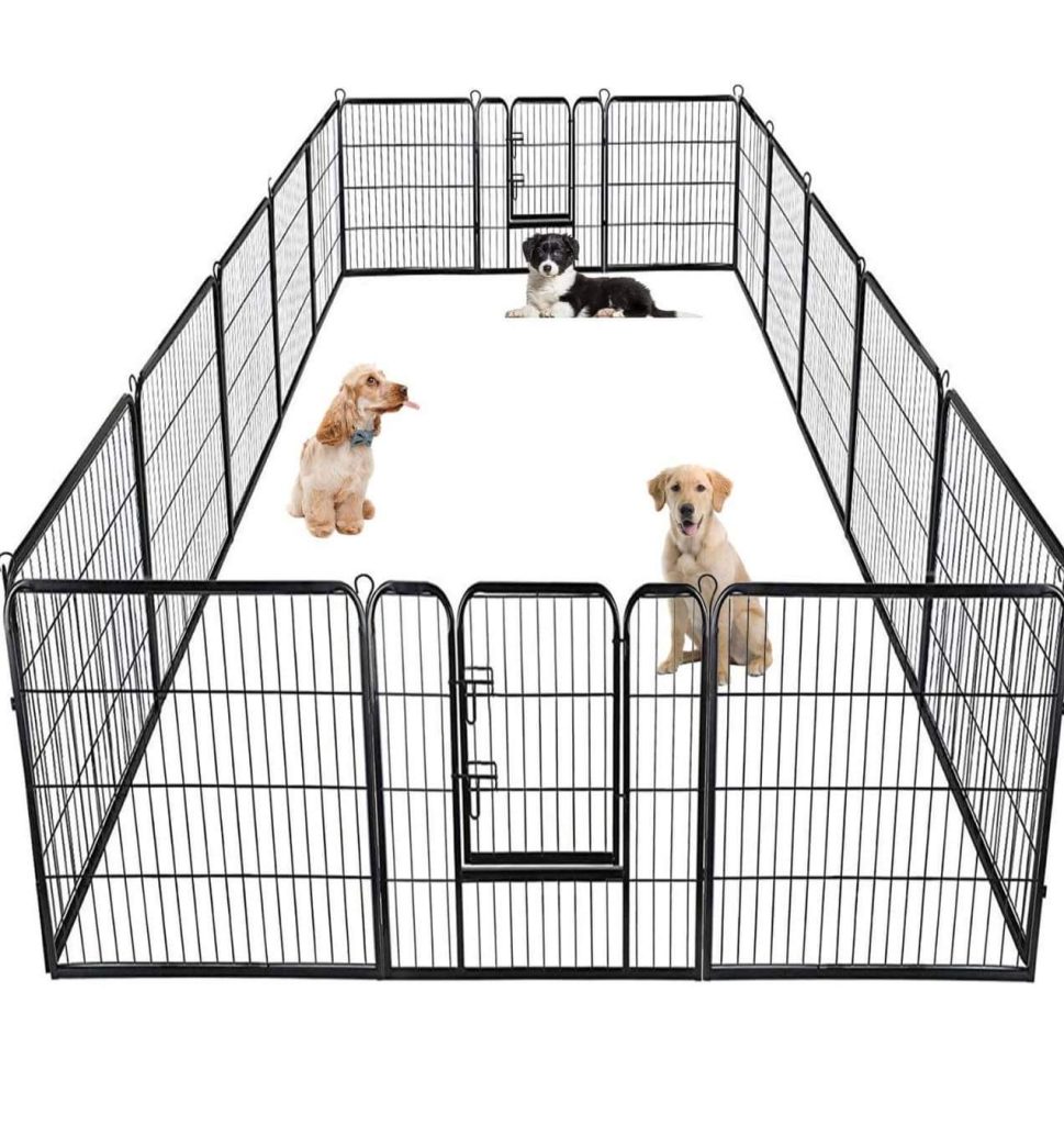 16 Panel Heavy Duty Dog Yard - French Bull Dog Club of America